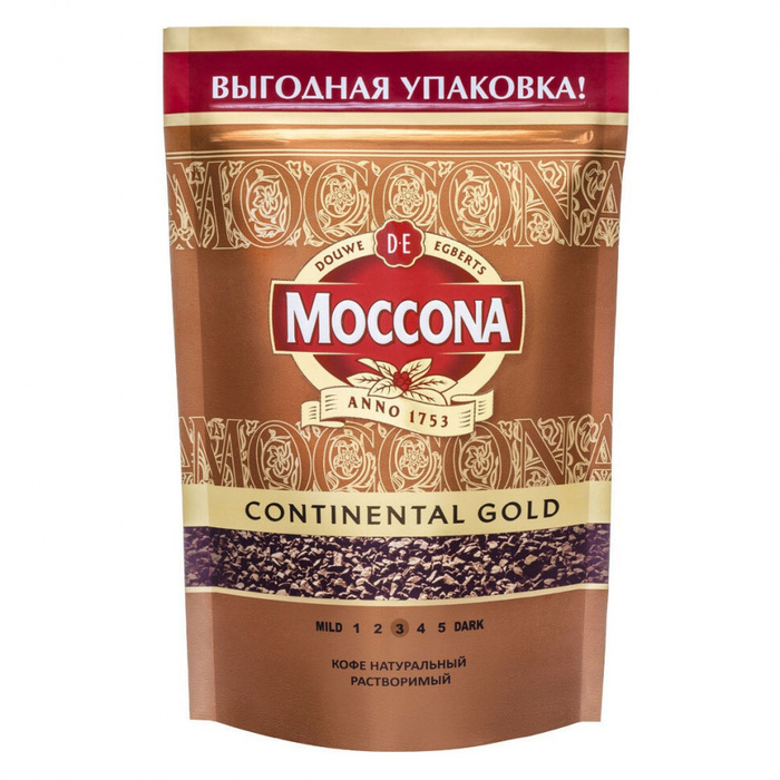Кофе растворимый Moccona Continental Gold, 75 г - купить с доставкой по ...