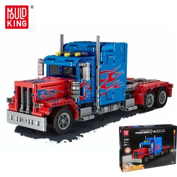 MOULD KING 15001 Грузовик Peterbilt 389 Optimus Prime с ДУ и ...