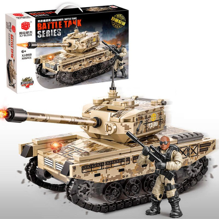 Конструктор XJ-Block Боевой танк Challenger, Военные, серия Battle Tank ...