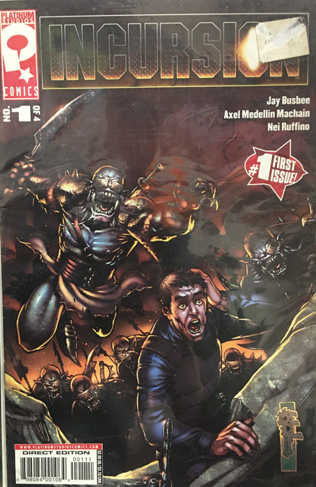 Комплект Incursion #1-4 Platinum Studios Comics. Официальный комикс на ...