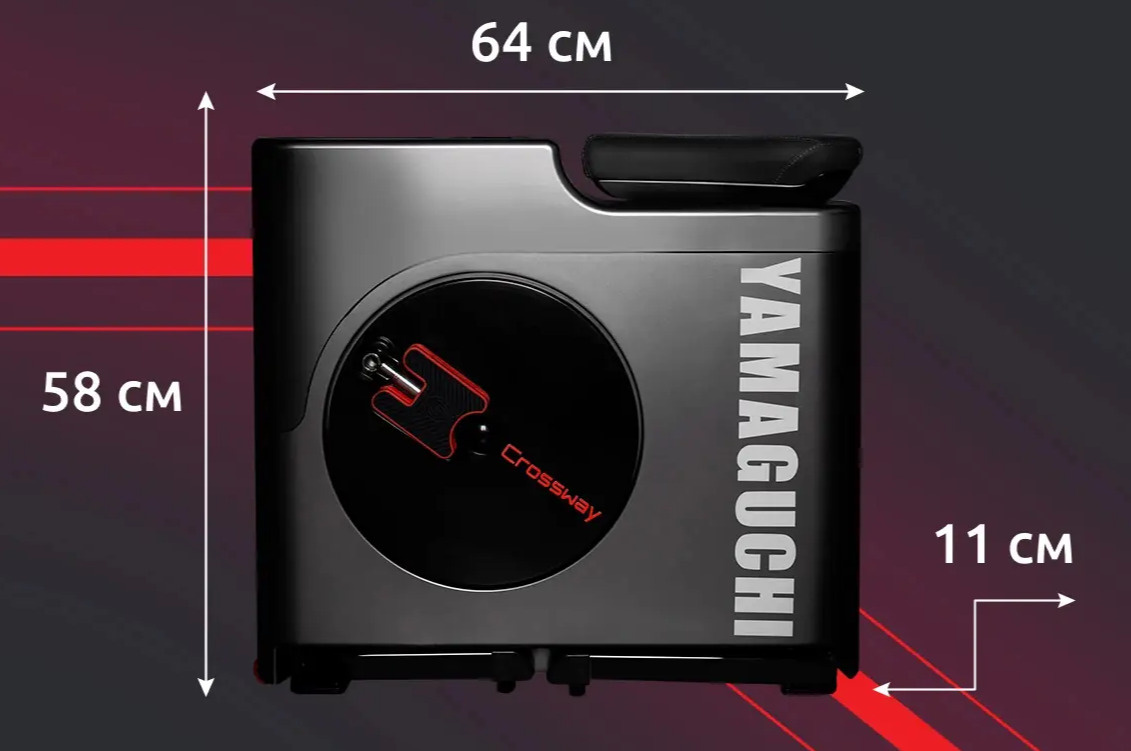 Беспроводной велотренажер для дома Yamaguchi Crossway купить на OZON по низкой цене (2229893021)