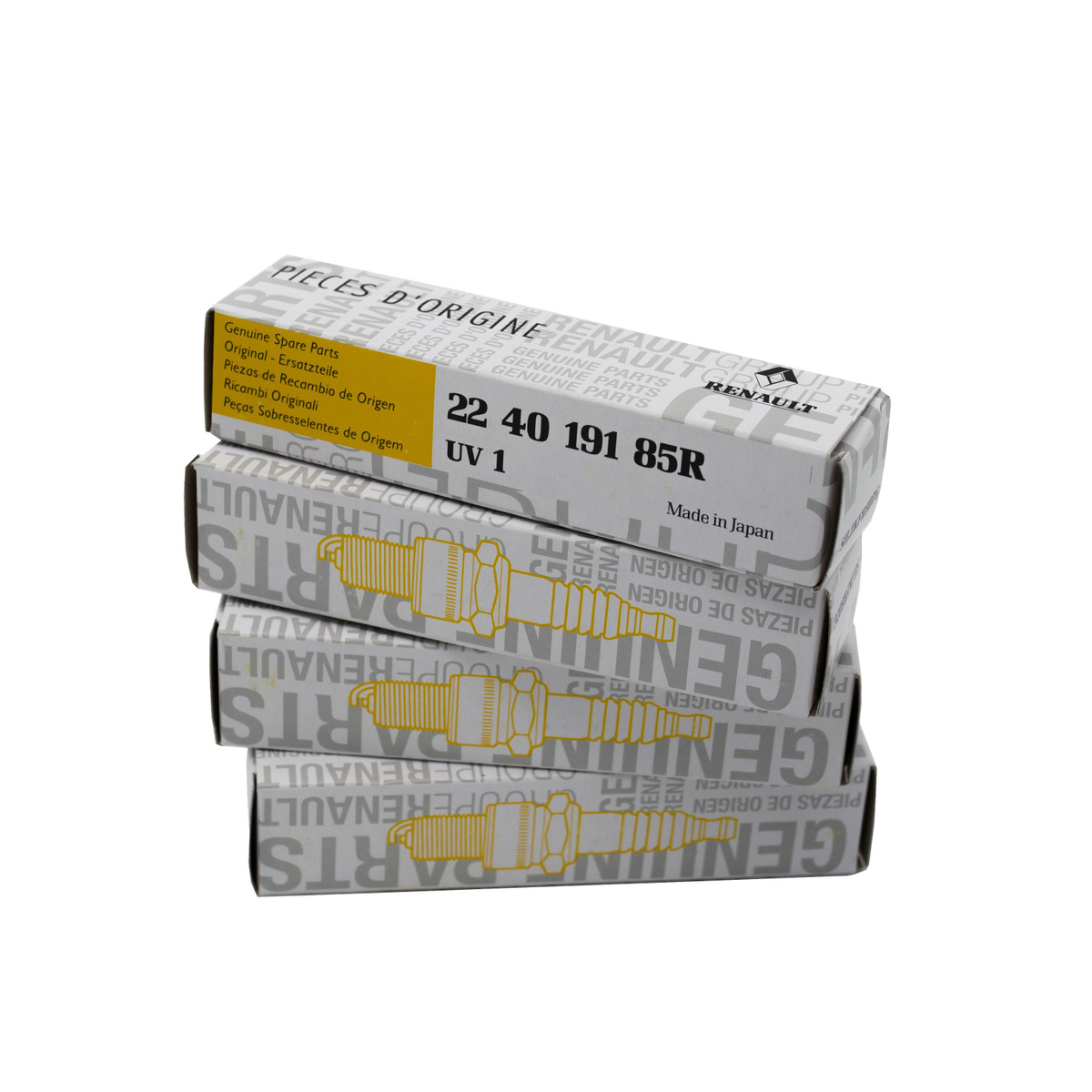 Комплект свечей зажигания Renault 224019185RFP - купить по выгодным ...