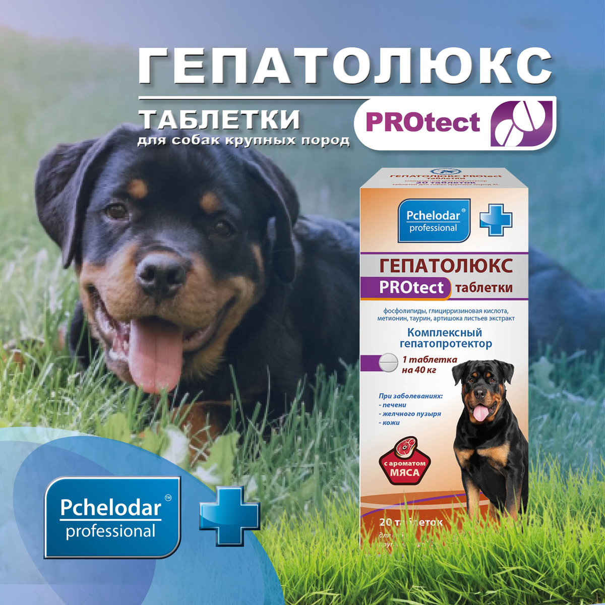 Гепатолюкс PROtect, Средство для лечения заболеваний печени у собак ...