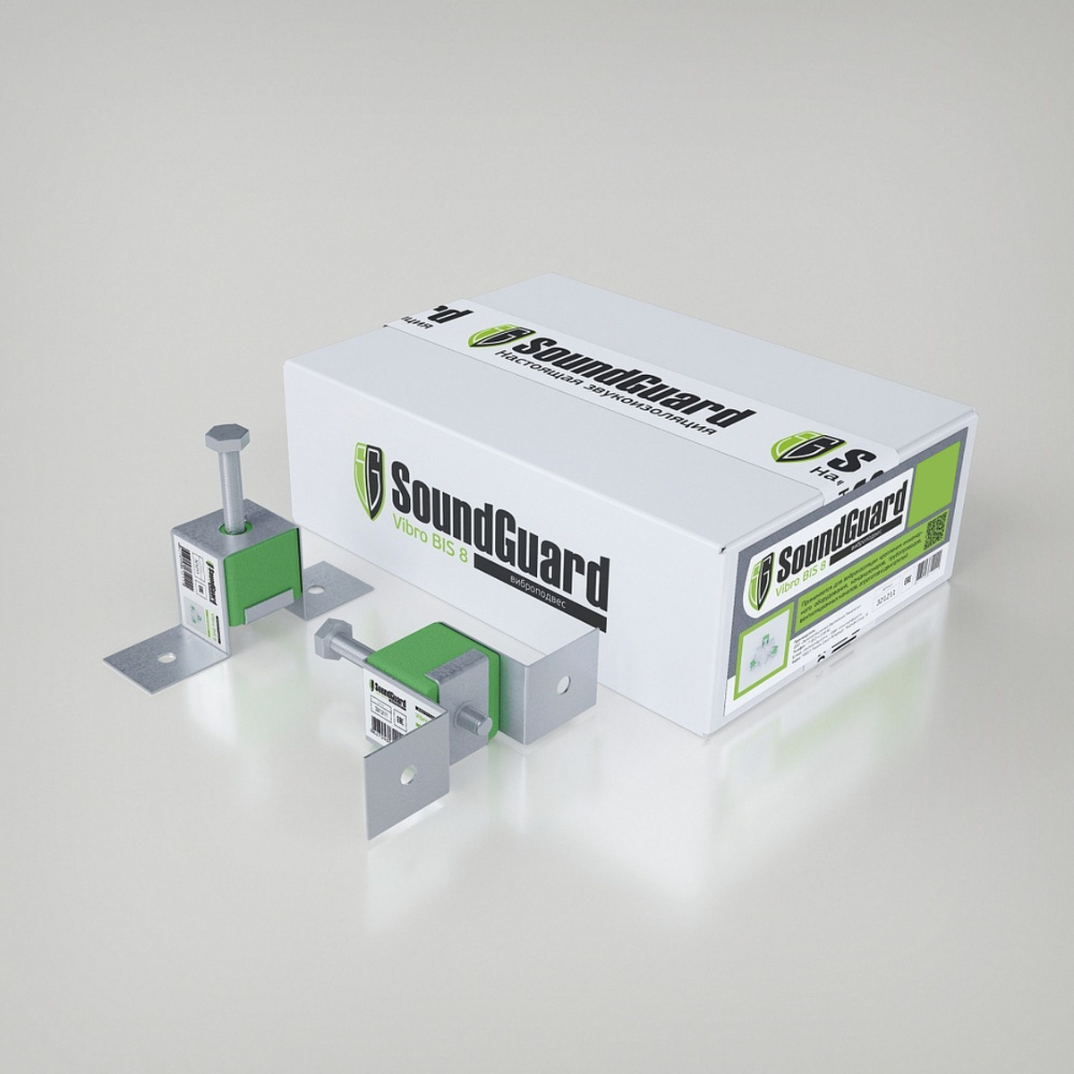 Виброизоляционное крепление SoundGuard Vibro Bis 8 - 10 штук купить на ...
