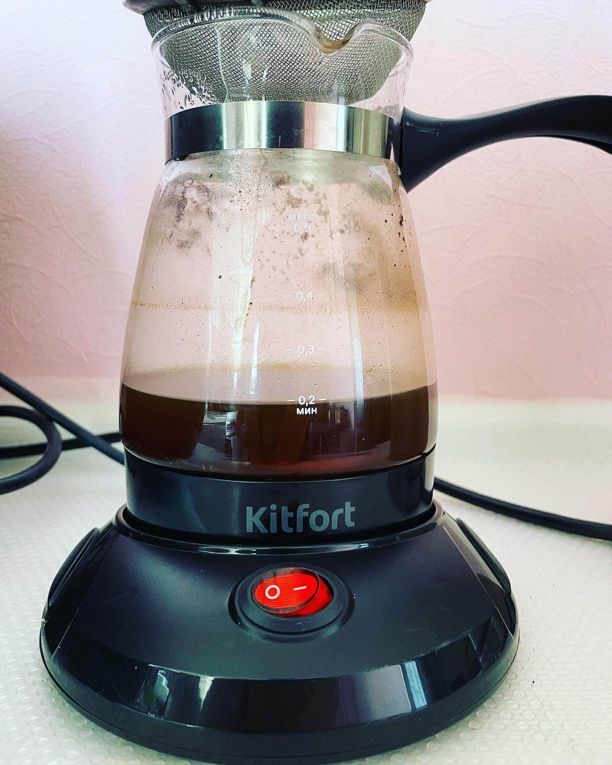 Электрическая турка Kitfort КТ-7132-1 черный - купить с доставкой по выгодным ценам в интернет ...