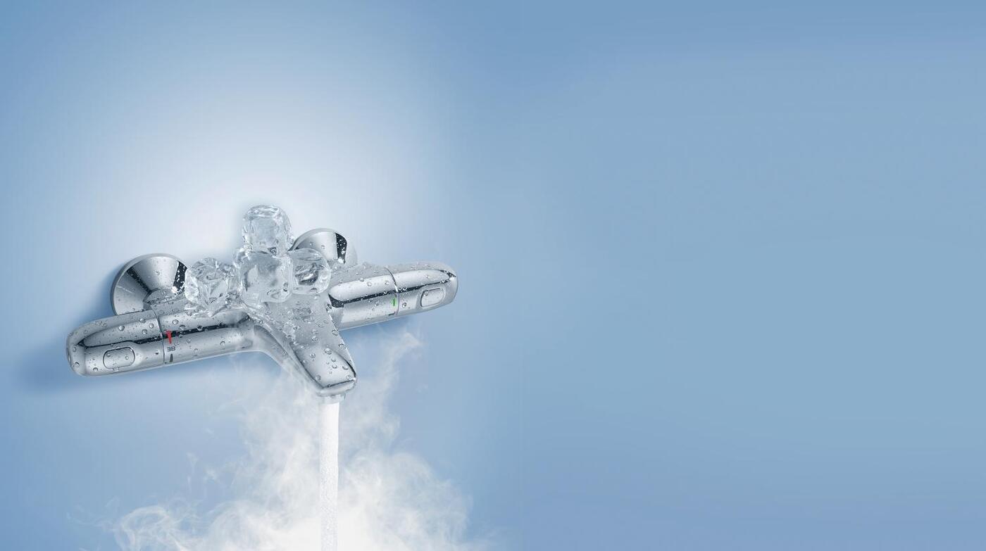 Термостатический смеситель для ванны GROHE Grohtherm 1000 New, хром ...