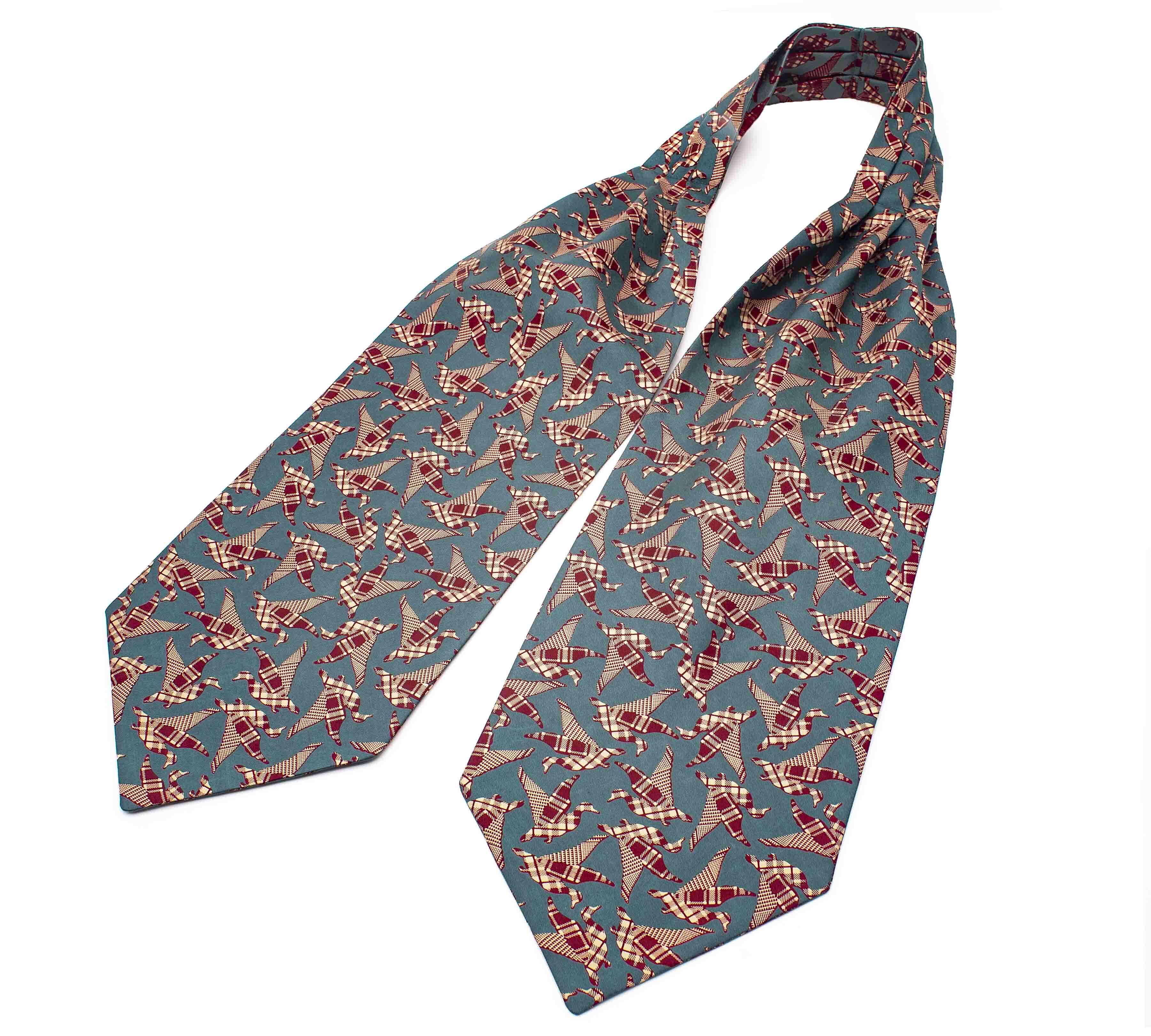 Платок шейный Gentle Man галстук аскот из шелка купить на OZON по ...