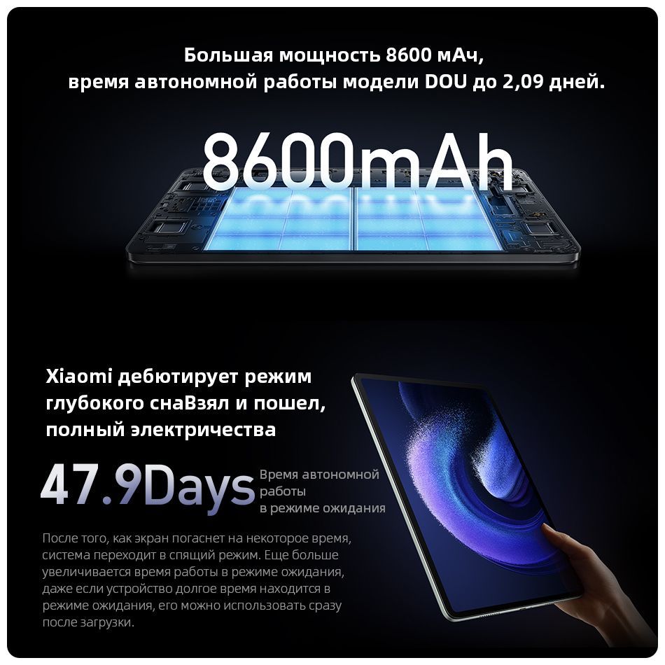 Купить планшет Xiaomi Mi Pad 6 Pro 11", 256 GB по низкой цене: отзывы ...