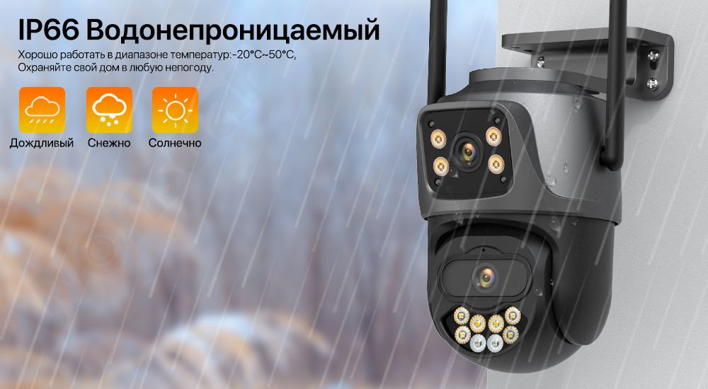 Камера видеонаблюдения Wonsdar XM66 3840×2160 4K - купить по низким ...