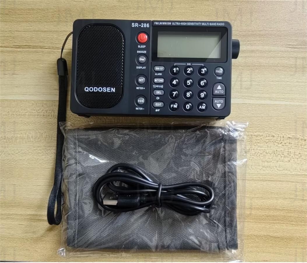 QODOSEN SR-286 Сверхчувствительный полнодиапазонный радиоприемник с аккумулятором 18650 - купить ...
