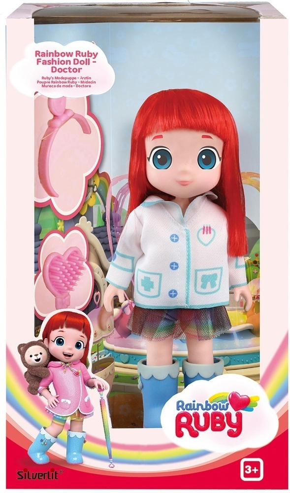 Кукла Rainbow Ruby Руби Доктор, 20 см - купить с доставкой по выгодным ценам в интернет-магазине ...