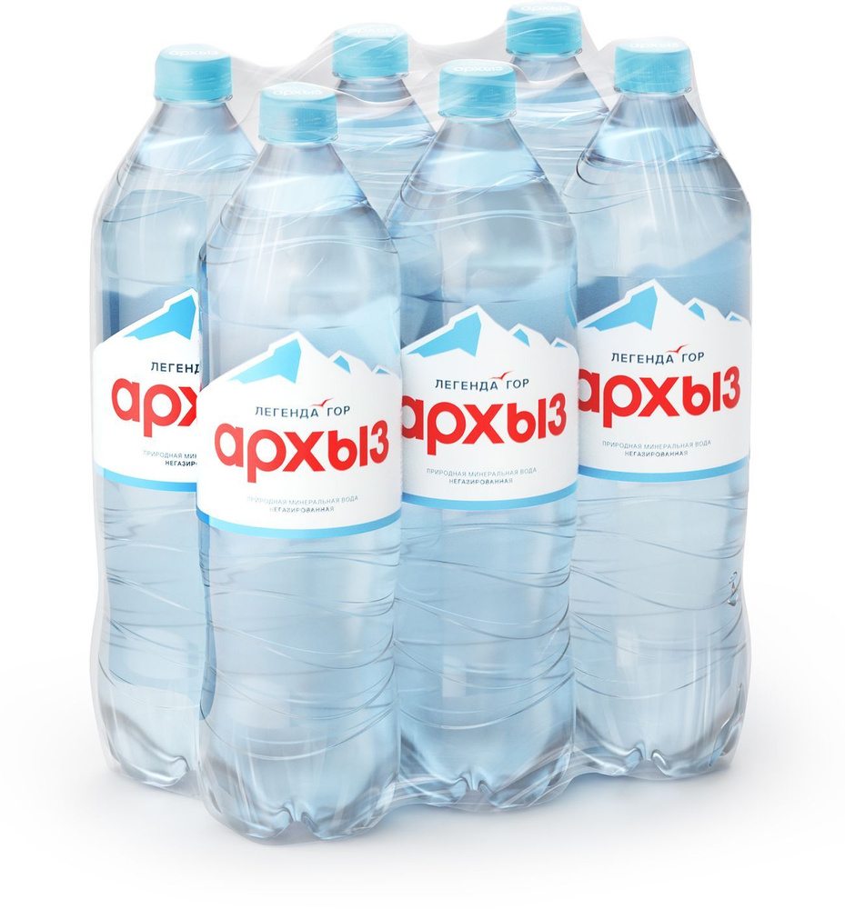 Легенда гор Архыз Вода Минеральная Негазированная 1500мл. 6шт - купить ...
