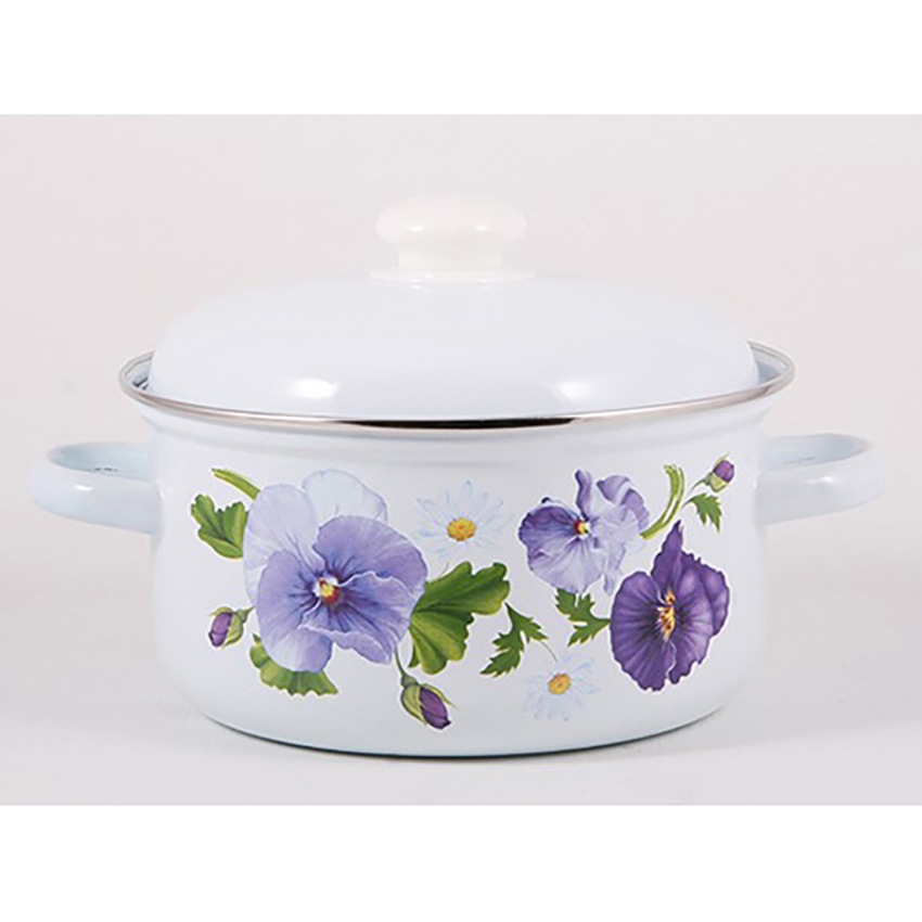 Кастрюля Лысьвенские эмали, Эмалированная сталь, 3 л - купить по ...