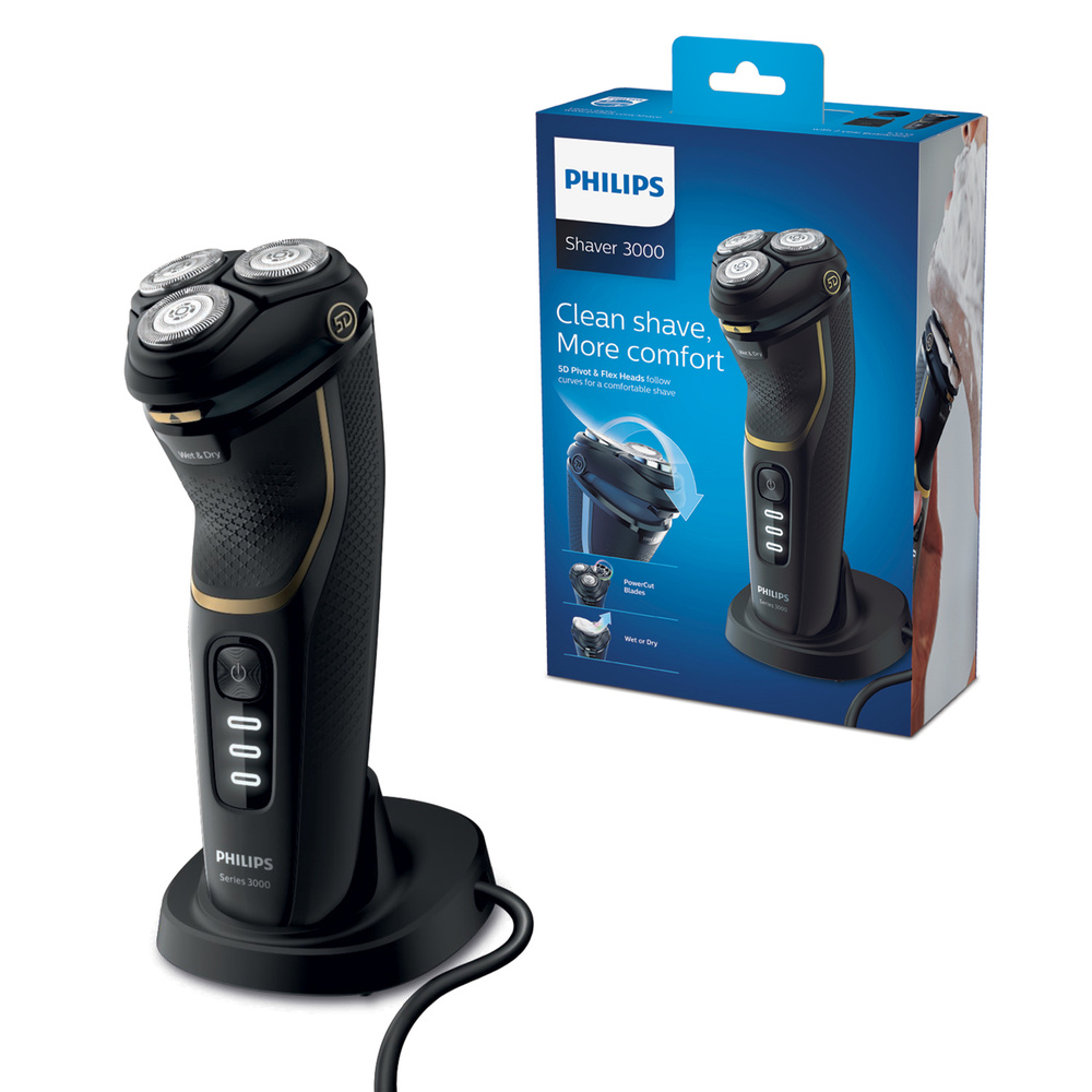 Электробритва Philips S3333/54, черный - купить с доставкой по выгодным ...