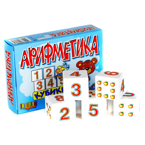 Кубики детские пластиковые развивающие игрушки с цифрами Десятое ...