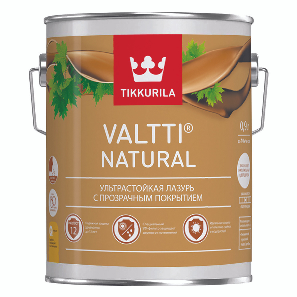 Tikkurila Valtti Natural / Тикурила Валтти Natural 2,7 Л Ультрастойкая ...
