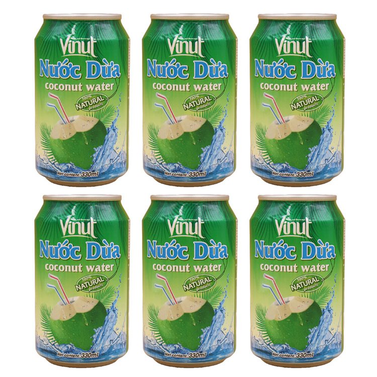 Кокосовая вода 100% Vinut (6 шт. по 330 мл) - купить с доставкой по выгодным ценам в интернет ...
