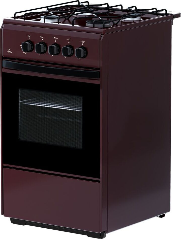 Газовая плита FLAMA RG 24019 B, коричневый - купить по выгодной цене в ...