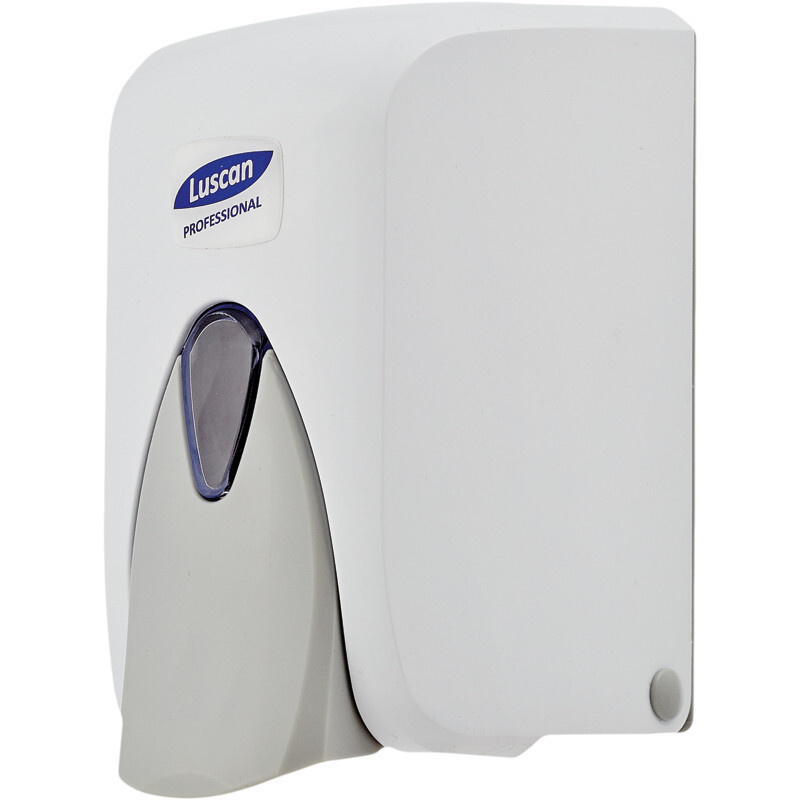 Дозатор для жидкого мыла Luscan Professional 500мл, бело-серый пластик - купить в интернет ...