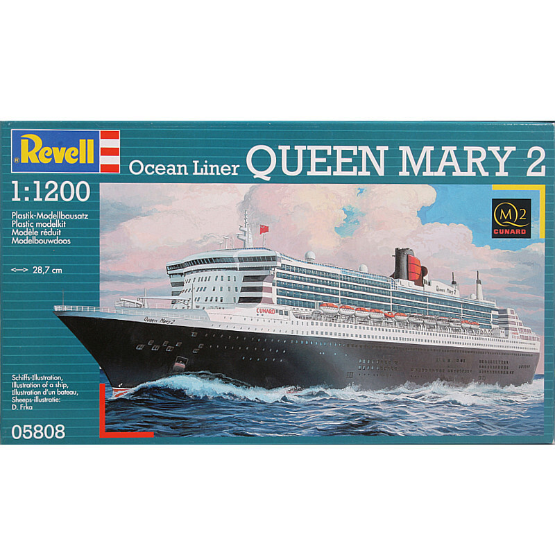 Revell 05808 Модель сборная Лайнер Queen Mary 2 1/1200 - купить с ...
