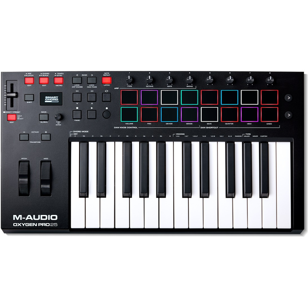 Миди клавиатура M-Audio Oxygen Pro 25 - купить с доставкой по выгодным ...