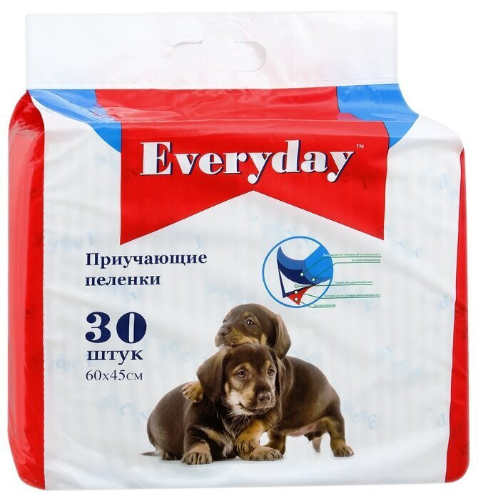Впитывающие пеленки для животных (гелевые) 30шт 60х45см - купить с ...