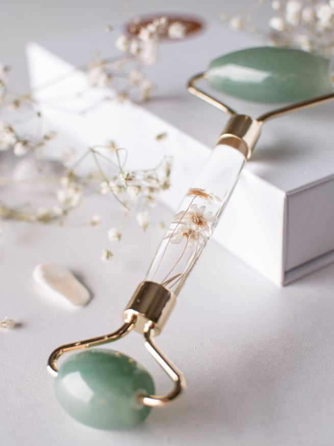 Роллер Гуаша из натурального камня для массажа лица и тела; мезороллер ...