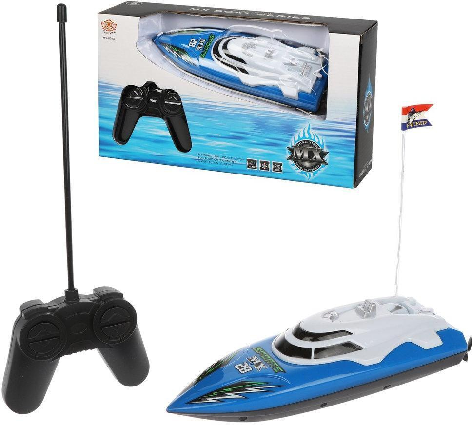 Катер водный синий на радиоуправлении, Транспорт радиоуправляемый ...