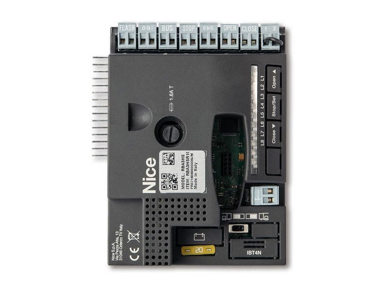 Блок управления Nice RBA3HS (RBA3HSR10) для привода ROBUS RB250HS ...