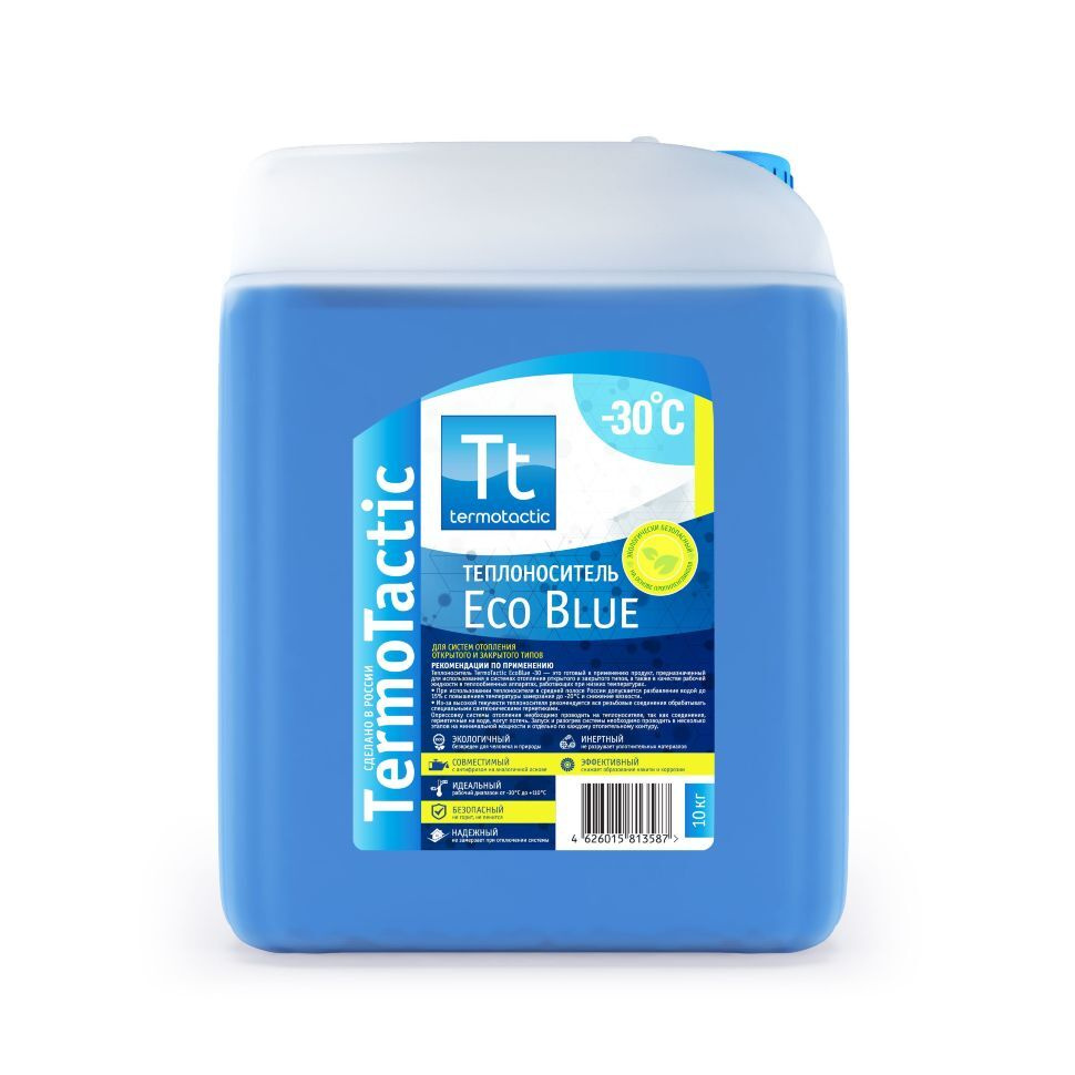 Теплоноситель для систем отопления TermoTactic EcoBlue - 30 градусов ...