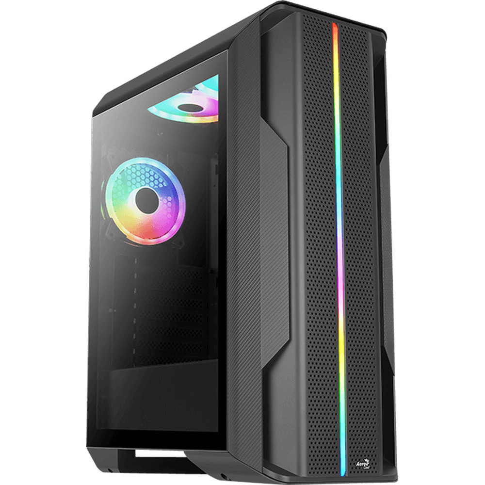 Корпус ATX Miditower AeroCool Splinter Duo-G-BK-v1 Black - купить с ...