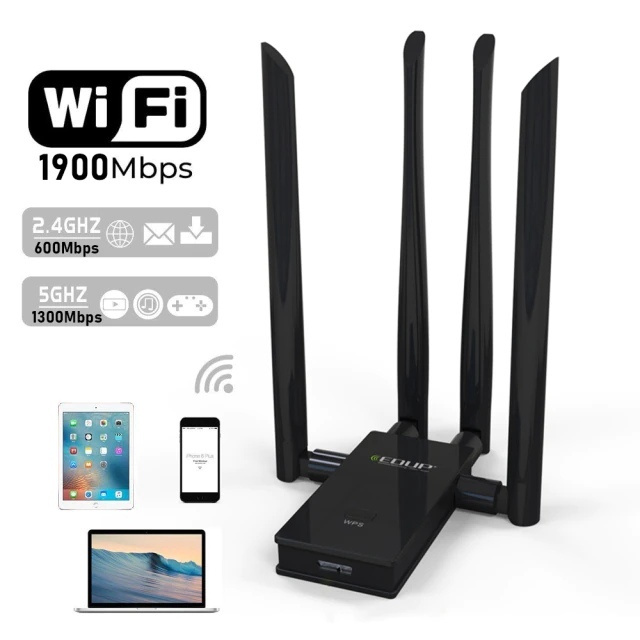 Wi-Fi-адаптер EP-AC1621 - купить с доставкой по выгодным ценам в интернет-магазине OZON (586504270)