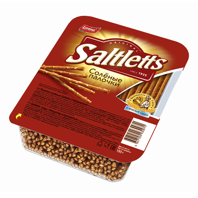 Палочки соленые классические 150 гр SALTLETTS*6шт - купить с доставкой ...