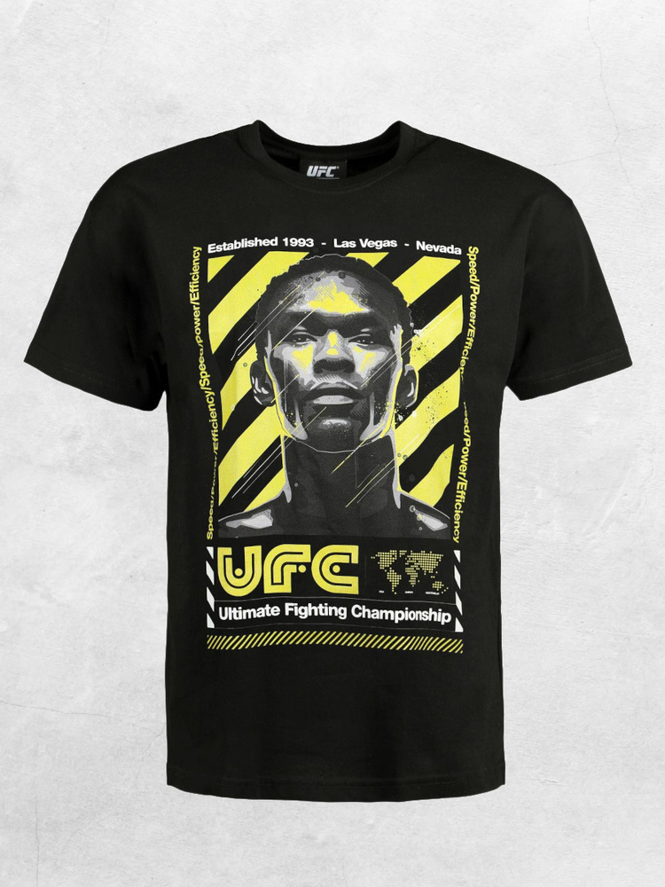 Футболка UFC, размер 52, цвет белый, серый, Хлопок 100% - купить по ...
