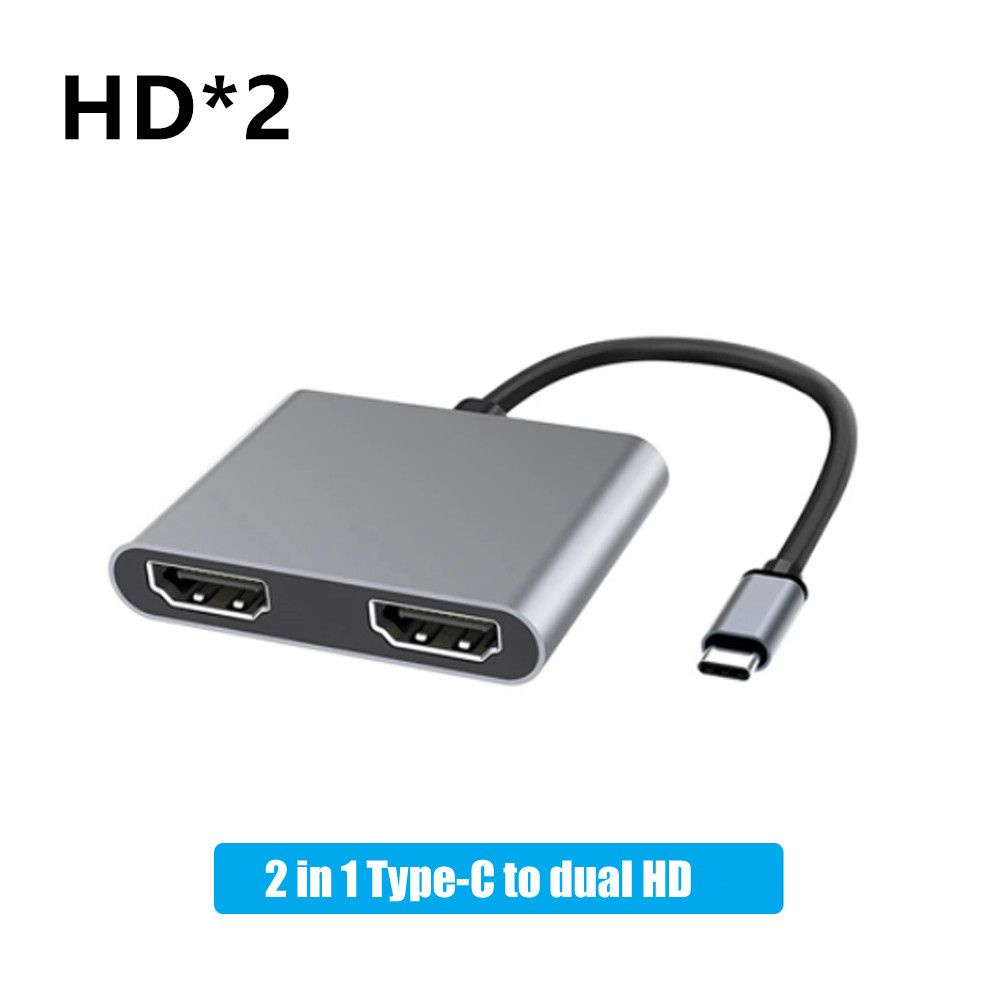 Usb 3 0 Pd конвертер типа C в Dual Hdmi 4 в 1 док станция