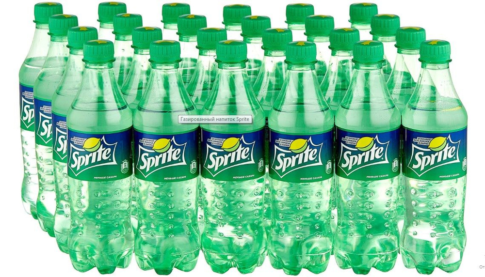 Газированный напиток Sprite / Спрайт, 0,5 л х 24 шт - купить с ...