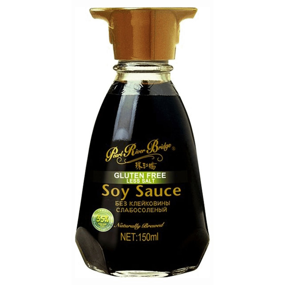 Соус соевый Pearl River Bridge слабосоленый без глютена 150 г - купить ...