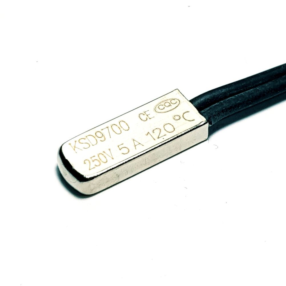 Термостат KSD 9700 120 С 5 А 250 В нормально замкнутый (1 штука) - купить с доставкой по ...