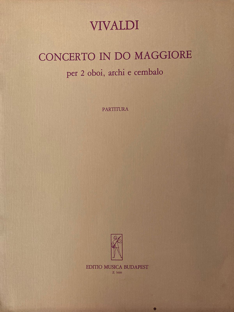 Vivaldi: Concerto in Do maggiore. Per 2 oboi, archi e cembalo - купить с доставкой по выгодным ...