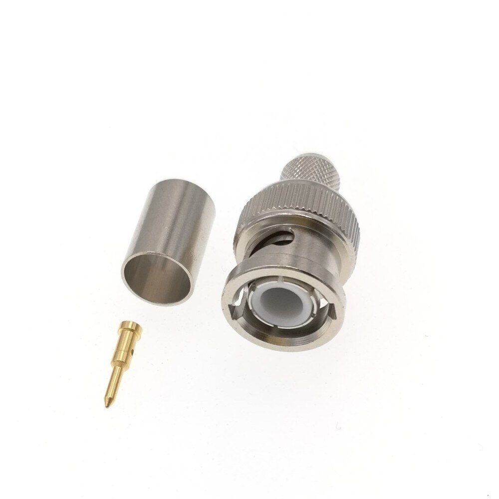 Кабель KROKS ВЧ-разъём BNC(male) обжимной под кабель 5D-FB - купить по низкой цене в интернет ...