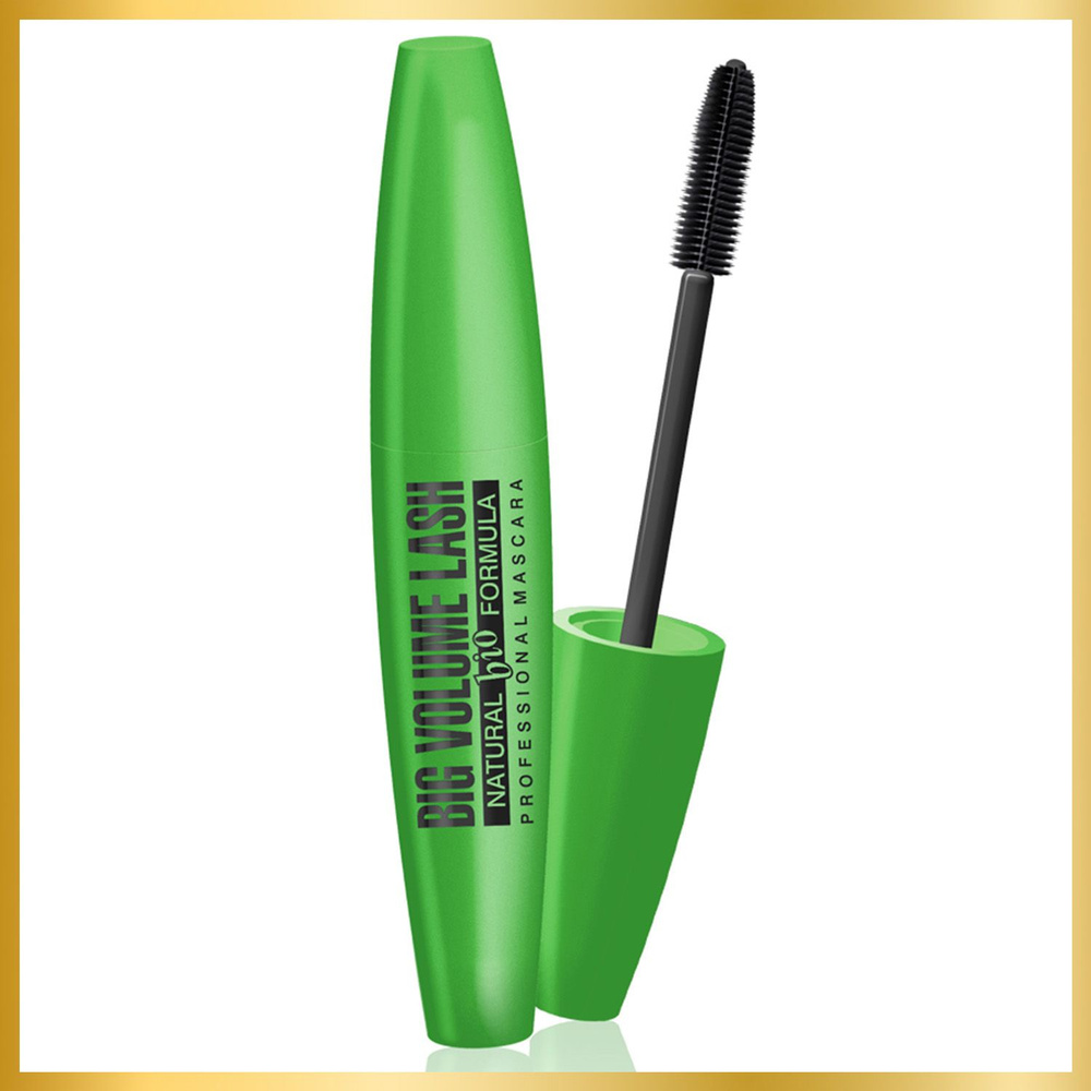 EVELINE Тушь для ресниц NATURAL BIO FORMULA BIG VOLUME LASH, черный, 10 ...