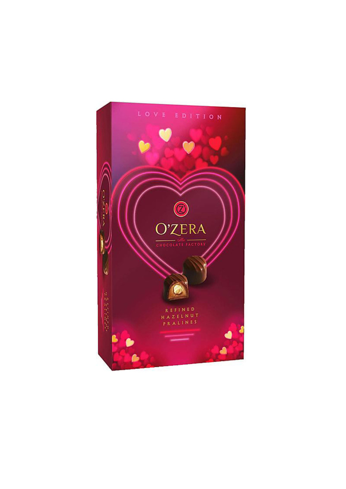 Конфеты Love пралине с цельным фундуком, 230 г, OZera - купить с доставкой по выгодным ценам в ...