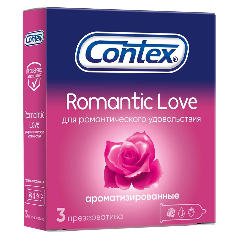 Contex Презервативы, Romantic Love, Ароматизированные, 3 шт. - купить с ...