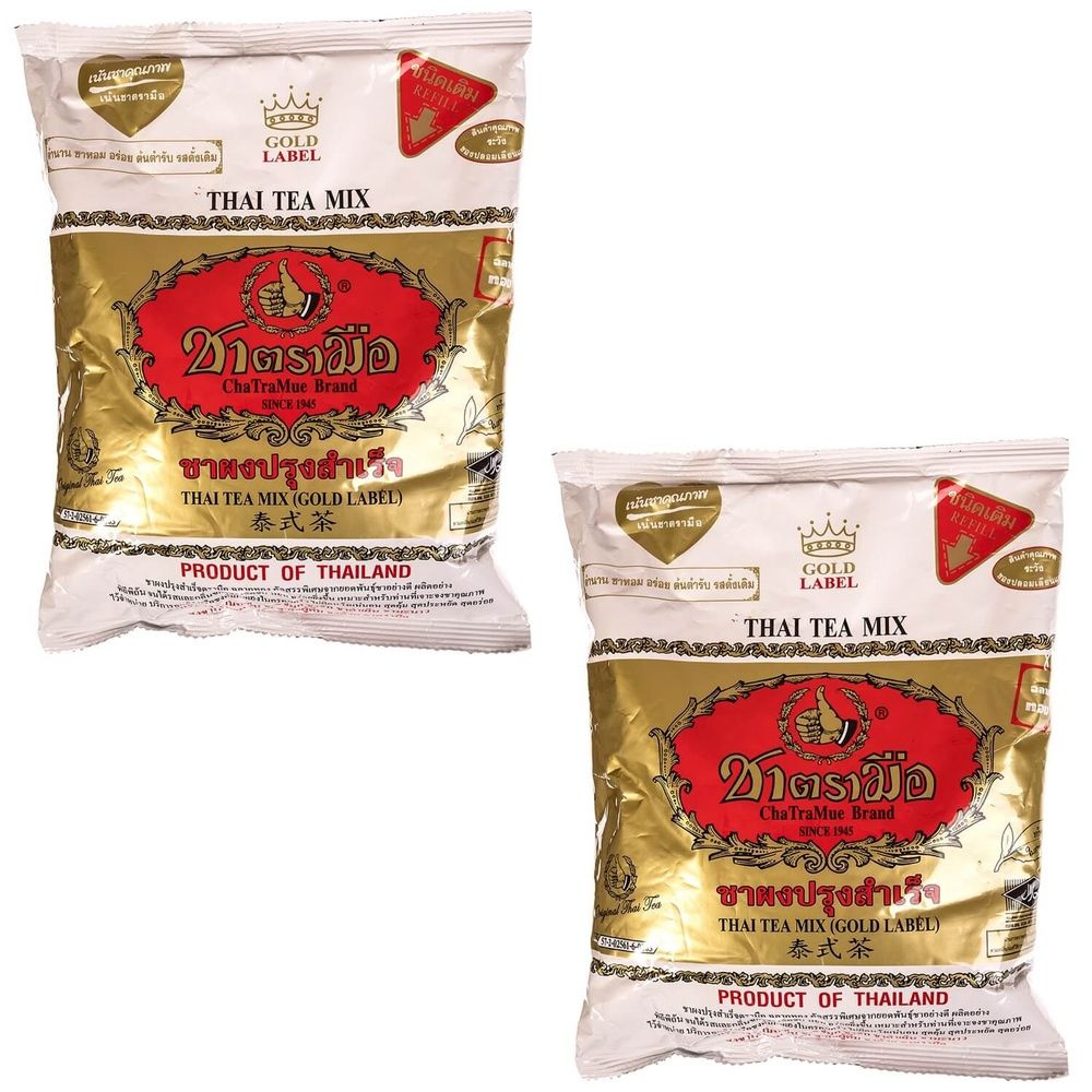 Chatramue Brand Чай тайский золотой Extra Gold Thai, набор 2 шт по 400 ...