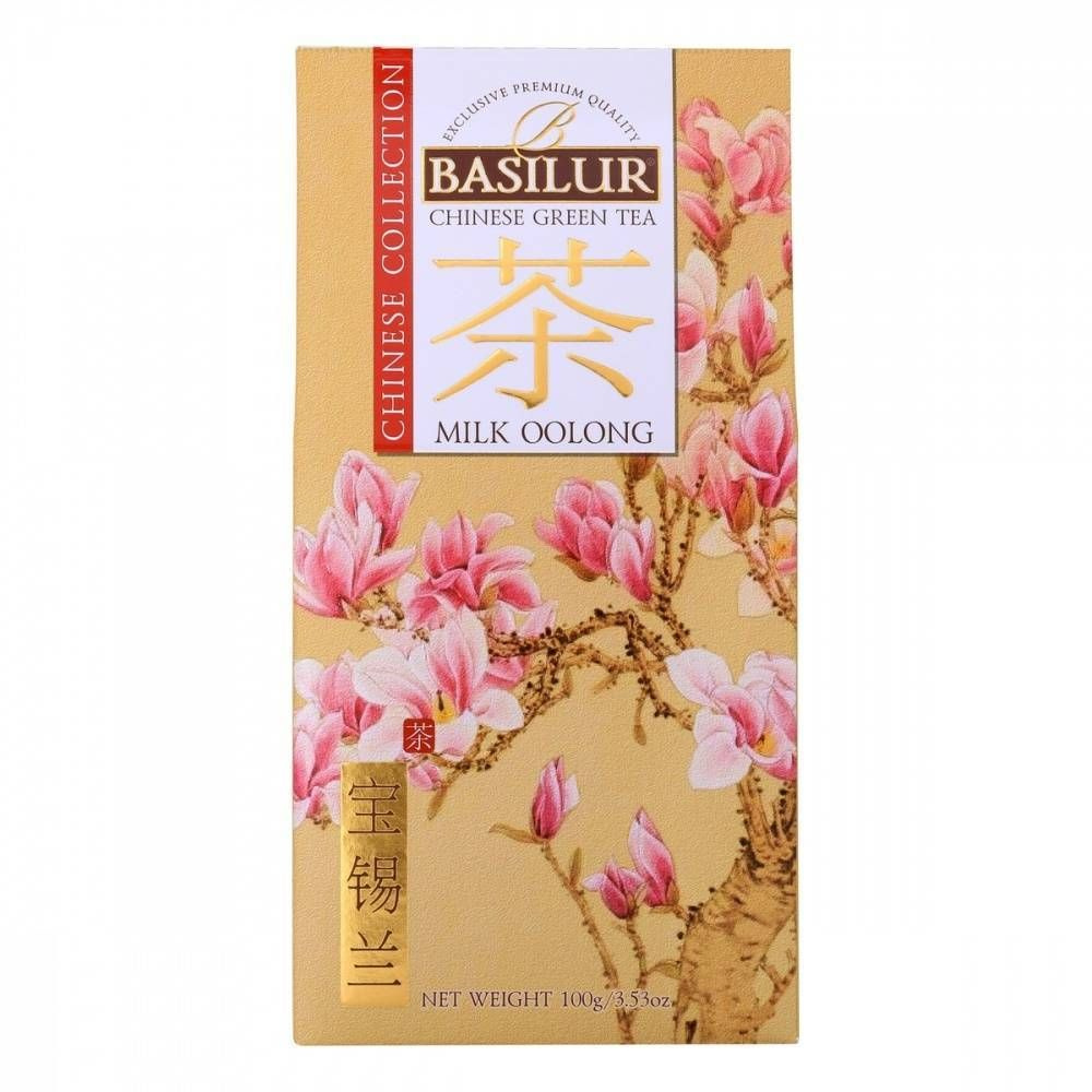 Basilur Китайский чай Молочный Улун, зеленый, листовой, 100 г - купить ...