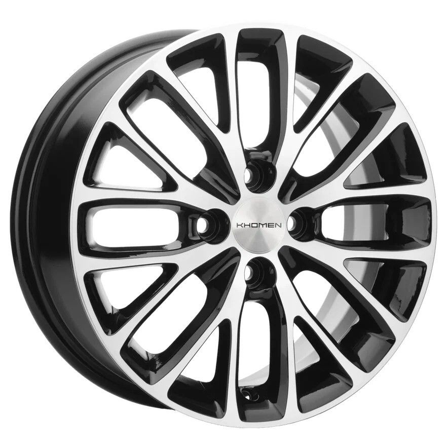 Колесный диск Khomen Wheels 15x6" PCD4x100 ET37 D60.1 Литой - купить по ...