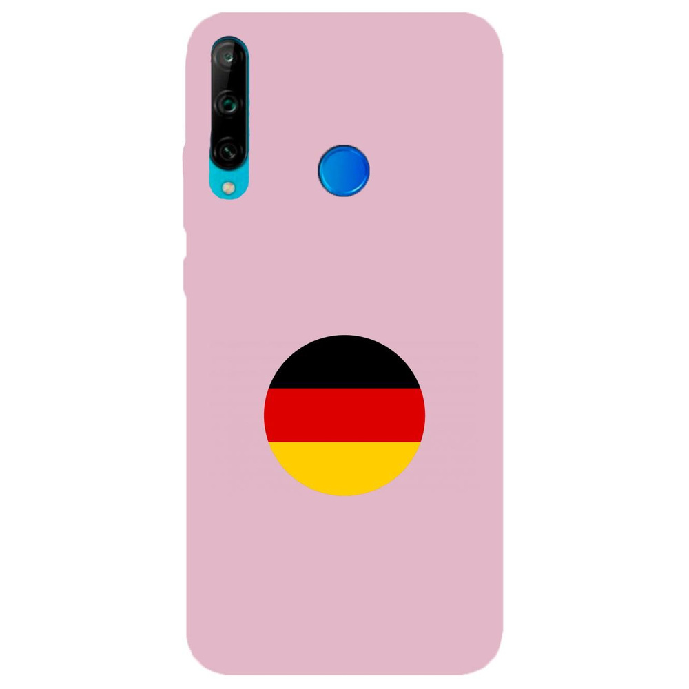 Чехол накладка Honor 9c розовый Германия Символы Германии Герб