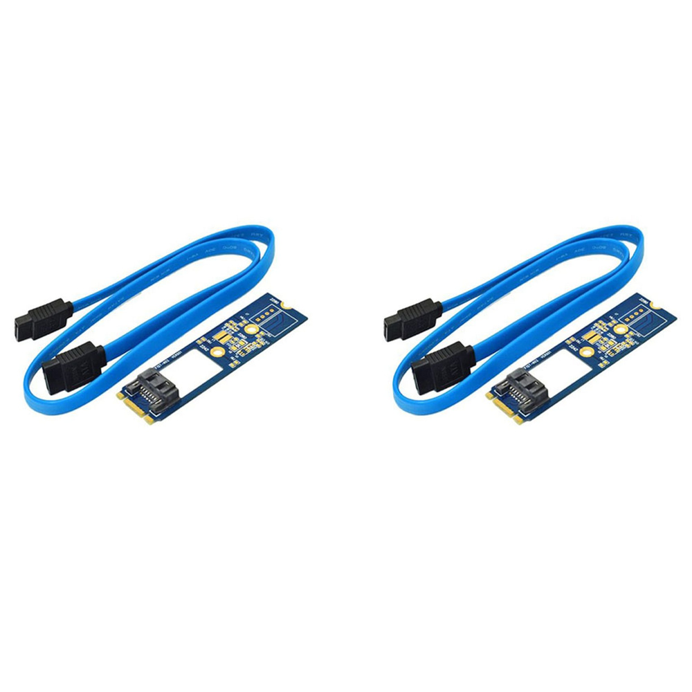 Адаптер M2 SATA Преобразование карты BM KEY Порт M.2 NGFF 2242 2260 ...