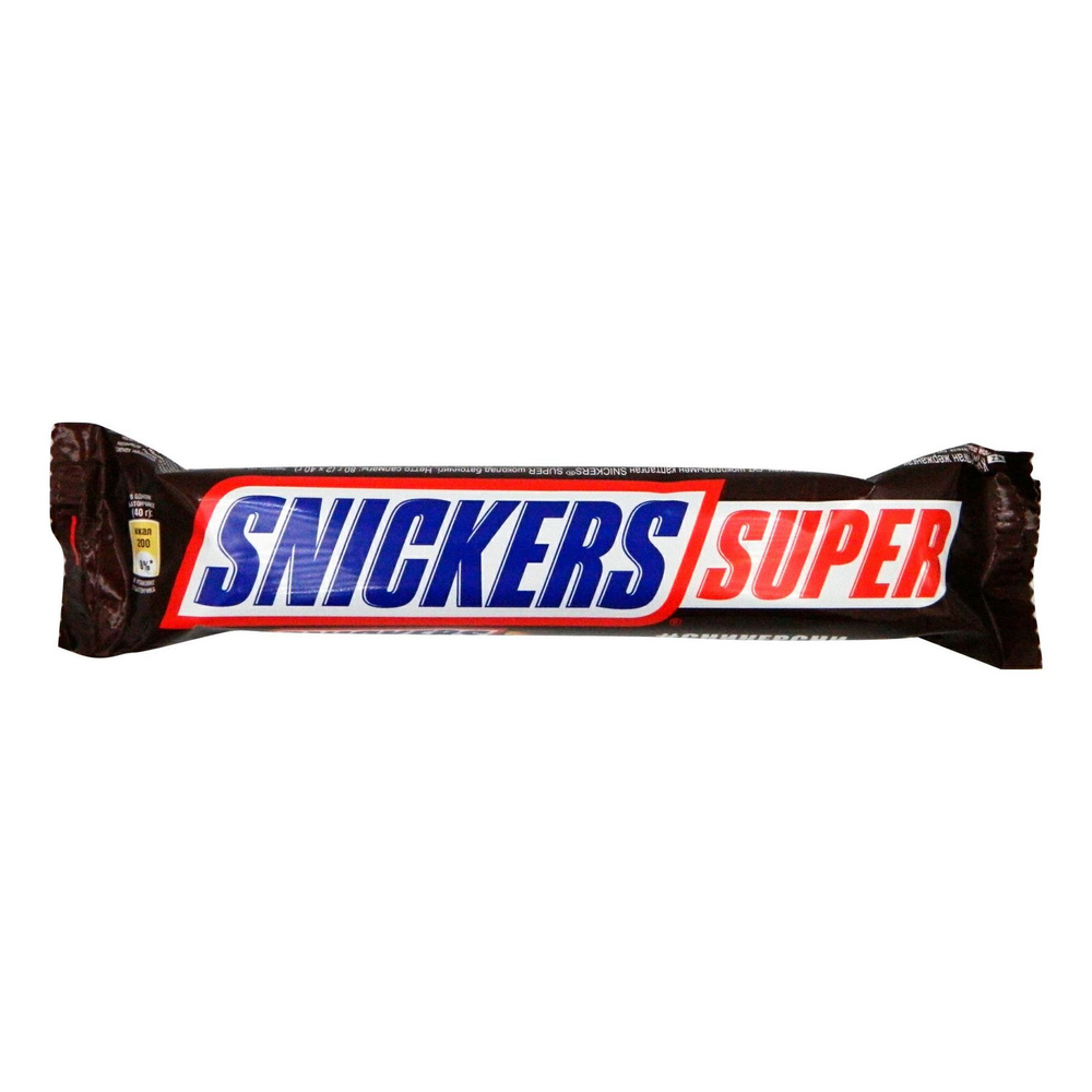Батончик Snickers Супер, комплект: 10 упаковок по 80 г - купить с ...