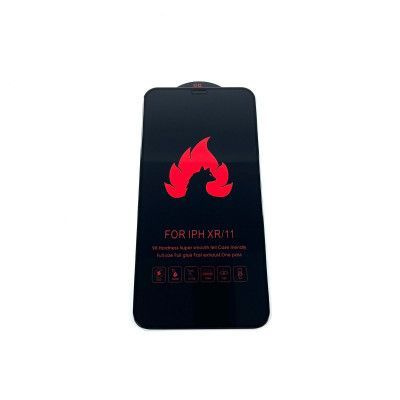 Стекло защитное O.G Fire Wolf iP 11/XR 6.1 Black (10/1, 0.10mm, техпак ...